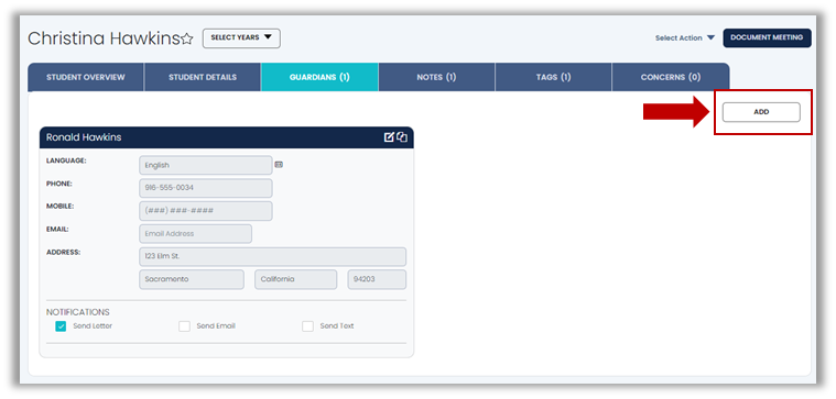 Student Details Overview – SchoolStatus Attend
